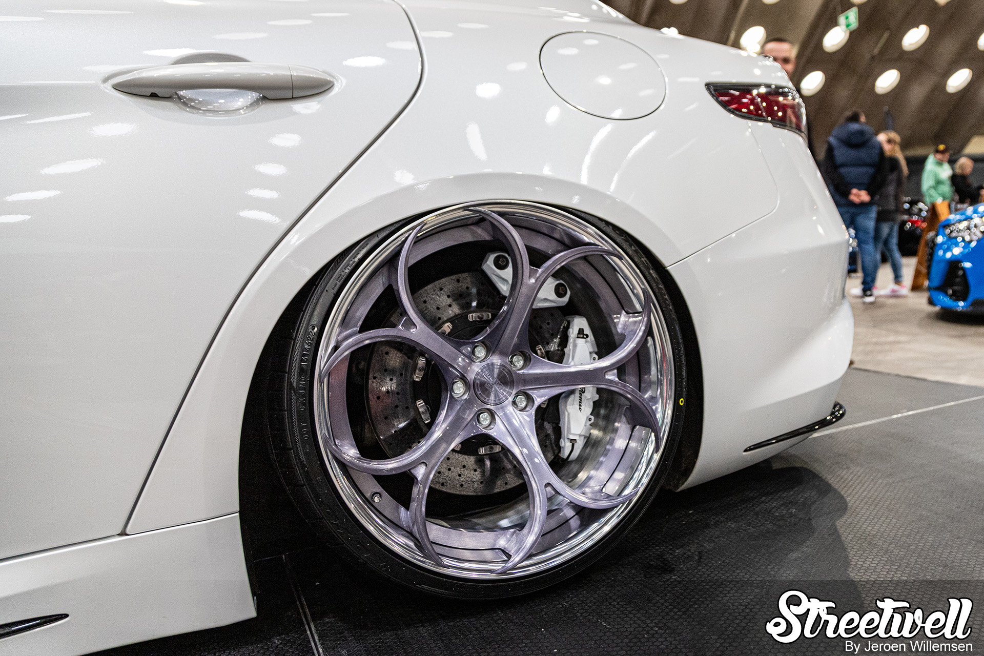 Slammed Alfa Romeo Giulia at Risenation BE - Streetwell