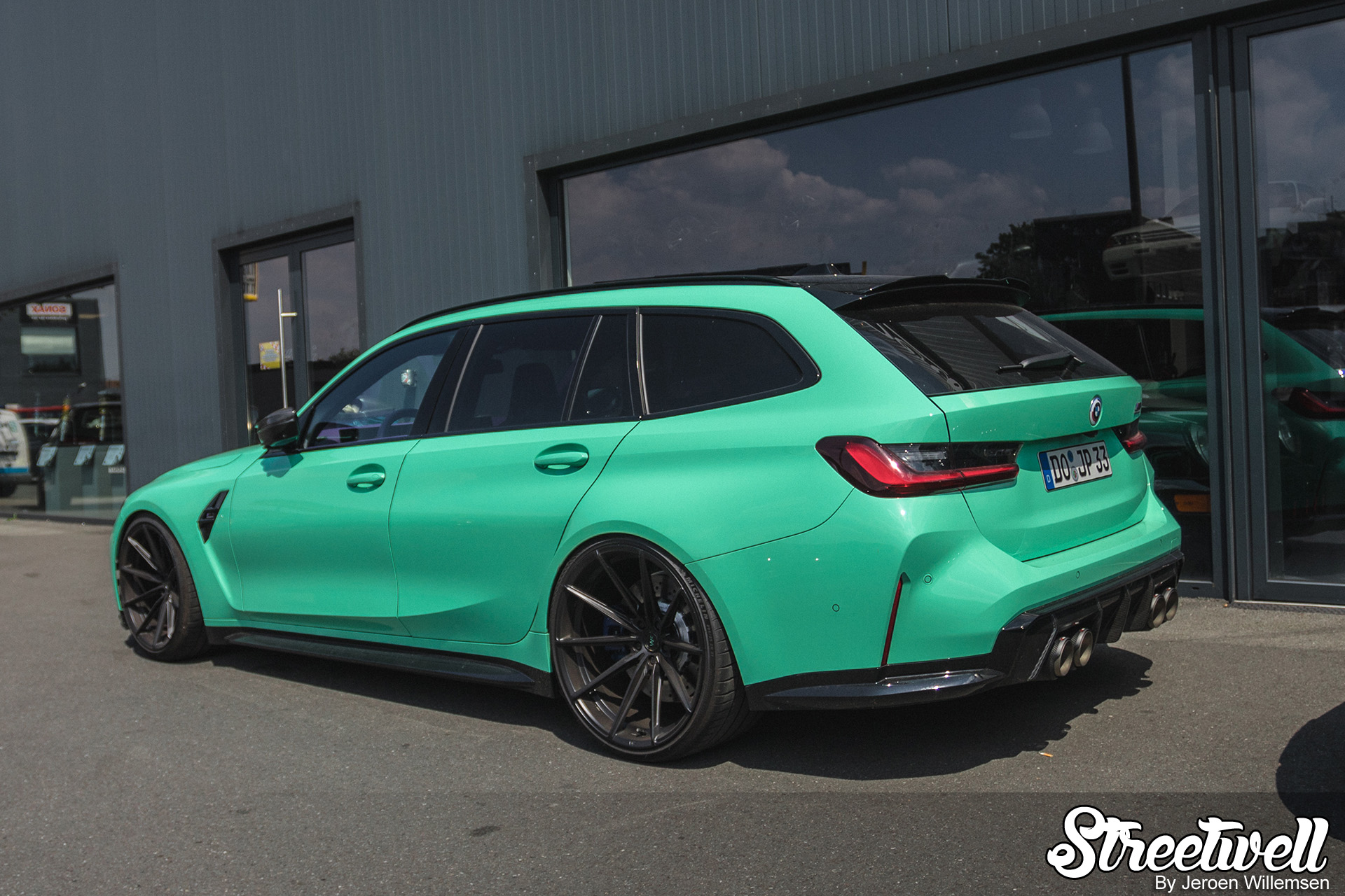 A Vision in Mint Green: BMW M3 G81 Touring - Streetwell